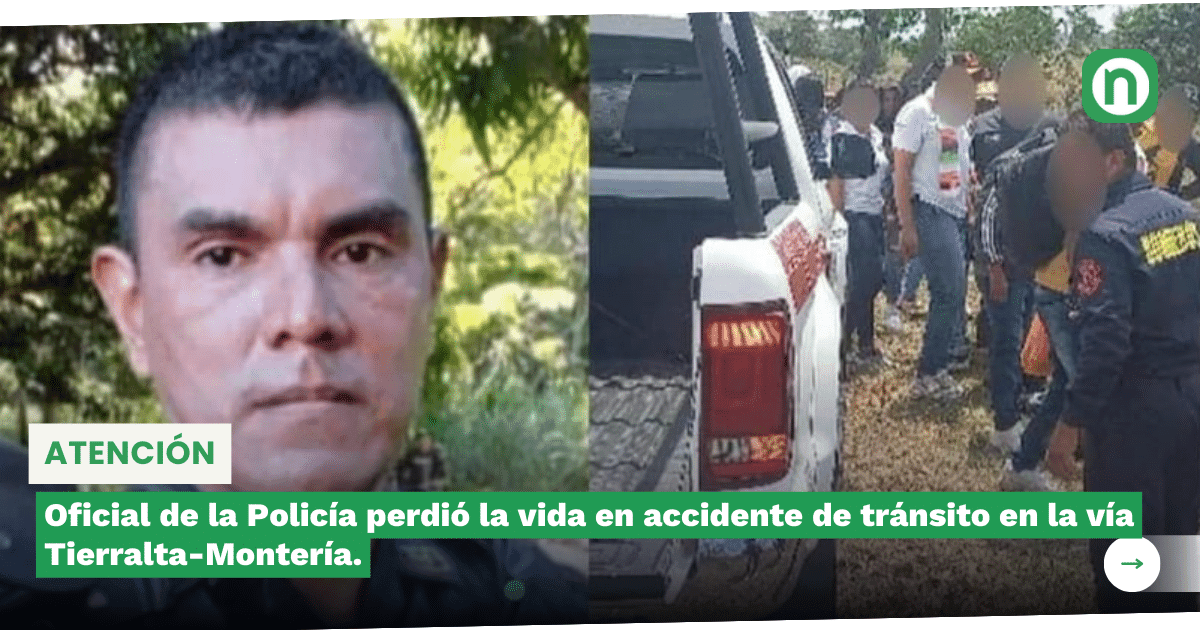 Oficial De La Policía Perdió La Vida En Accidente De Tránsito En La Vía
