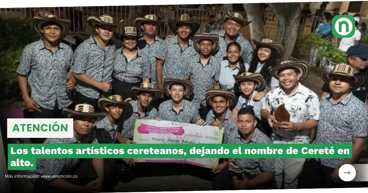 Los talentos artísticos cereteanos, dejando el nombre de Cereté en alto ...