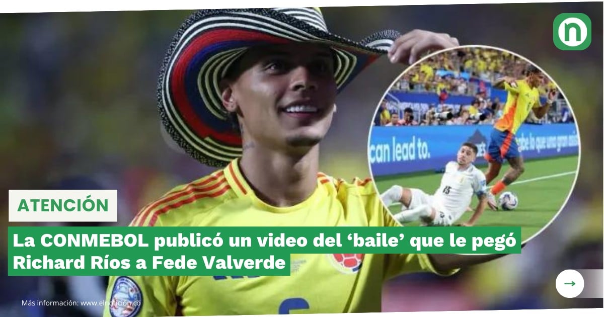 La CONMEBOL publicó un video del ‘baile’ que le pegó Richard Ríos a ...